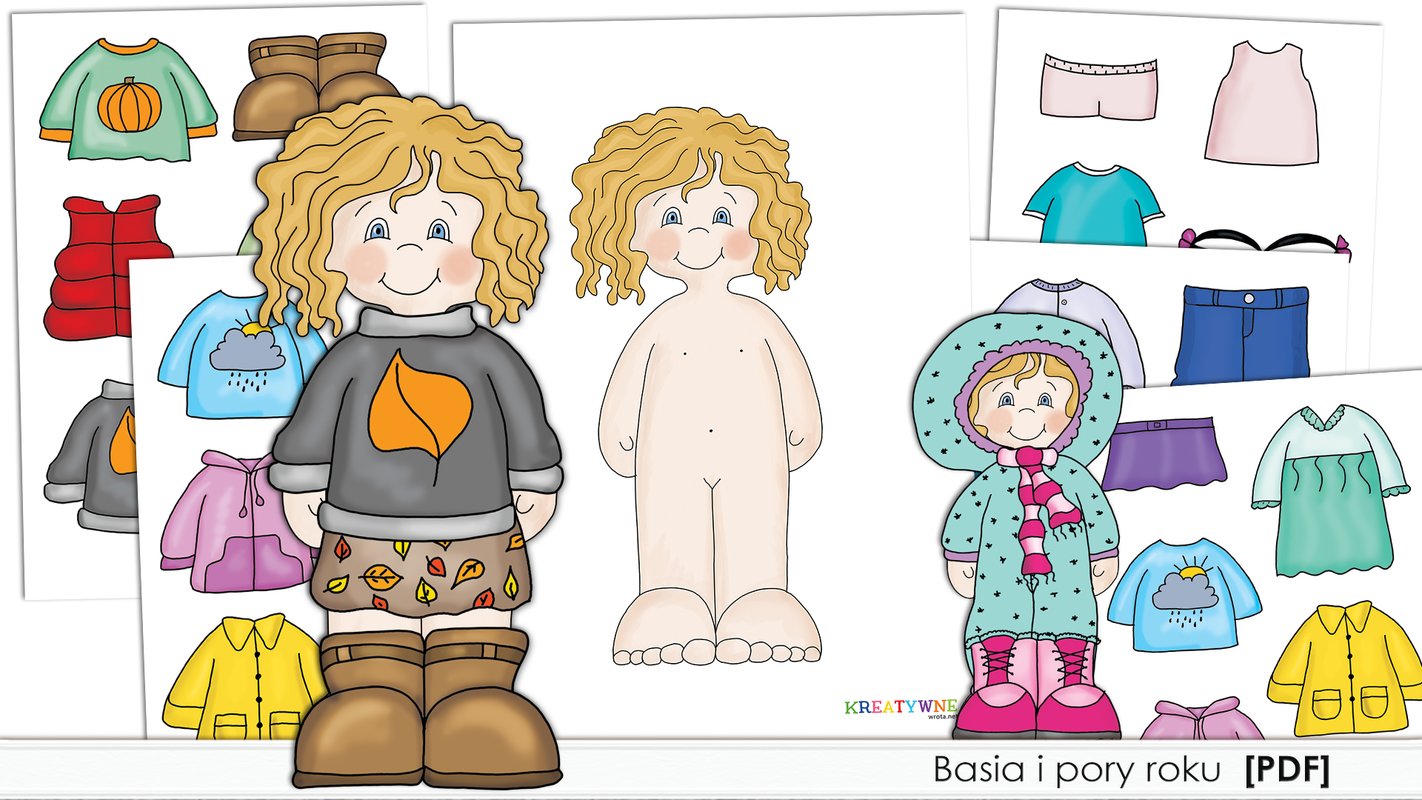 Basia i pory roku [PDF] - 8,00zl : KreatywneWrota.pl, pomoce logopedyczne